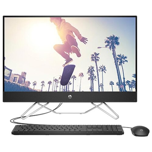 27" Моноблок HP 27-cb0024ur 1920x1080, AMD Athlon Silver 3050U 2.3 ГГц, RAM 4 ГБ, SSD 256 ГБ, AMD Radeon Graphics, DOS, черный