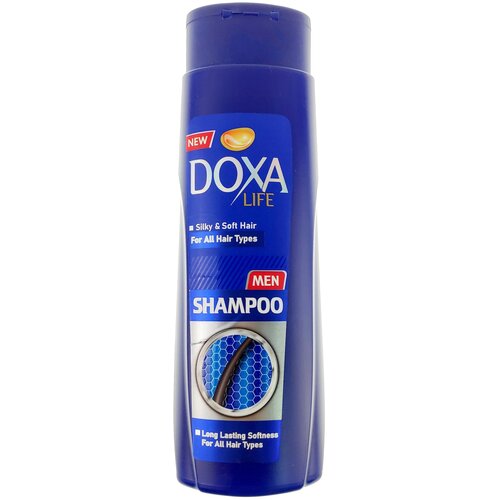 Шампунь мужской Doxa Турция Life для всех типов волос, для глубокого очищения с пантенолом, 600 мл