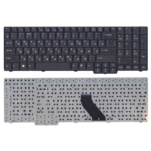 Клавиатура для ноутбука Acer Aspire 7000, 8930. Extensa 5235, 7220, 7620, eMachines E528, E728 черная