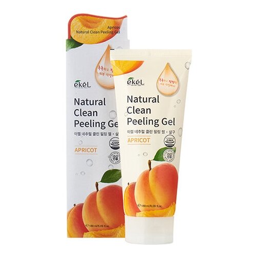 EKEL Natural Clean Peeling Gel Apricot Пилинг-скатка с экстрактом абрикоса