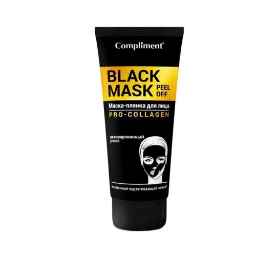 Compliment Black Mask Маска-плёнка Pro-Collagen, 160 г, 80 мл