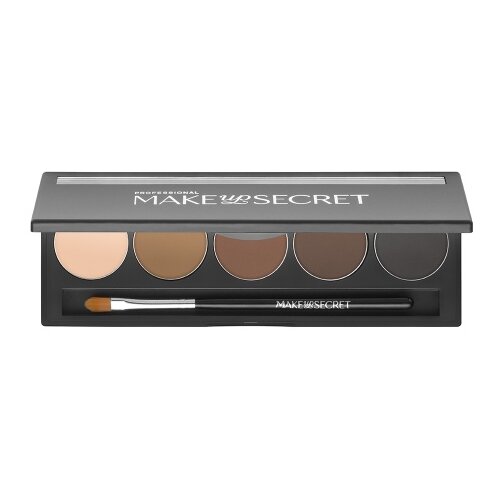 MAKE UP SECRET Тени для бровей 5 Brow Palette, BP01