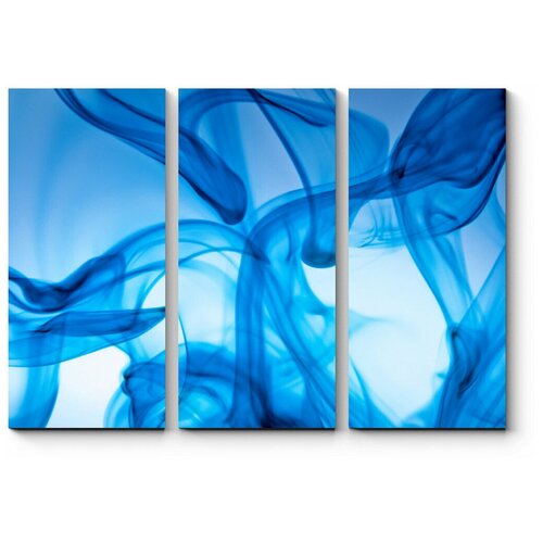 Модульная картина Многогранный синий 180x129