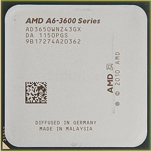 Процессор AMD A6-3650 Llano FM1,  4 x 2600 МГц, OEM