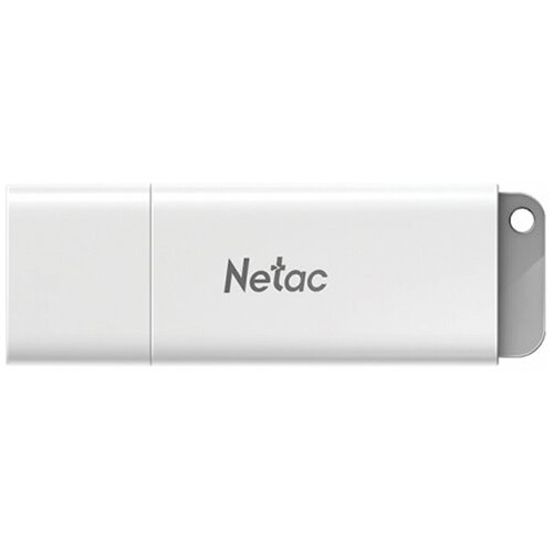 Флеш-диск 64 GB NETAC U185, USB 2.0, белый, NT03U185N-064G-20WH 2 шт .