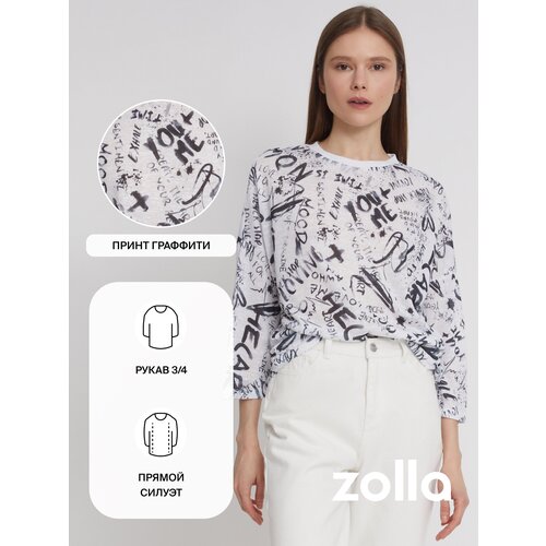 Джемпер Zolla, размер S, белый