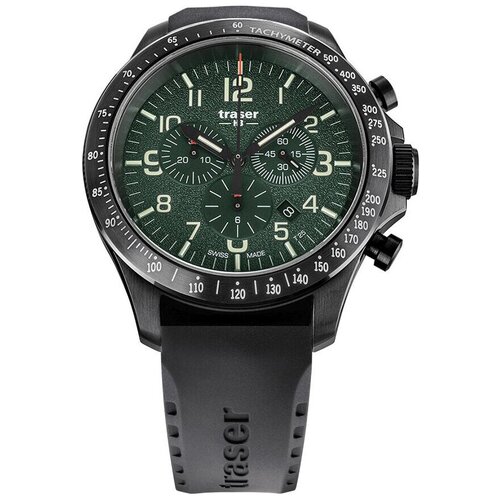 Наручные часы traser P67 professional TR_109472, черный, зеленый