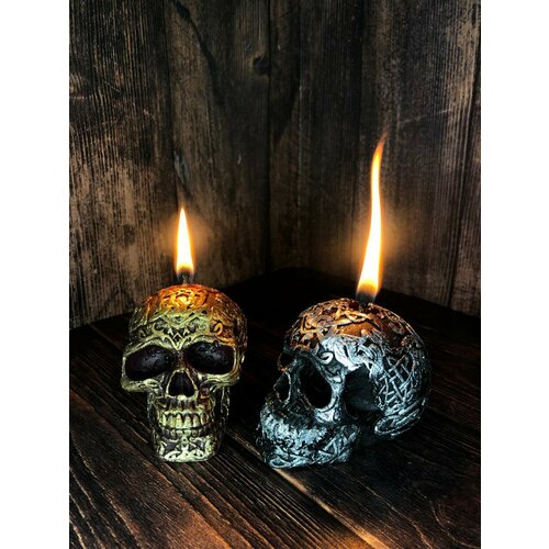 Набор свечей два Кельтских черепа