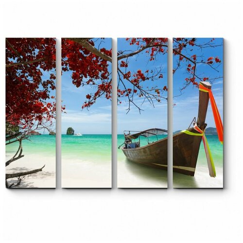 Модульная картина Тропический пляж Краби 80x60