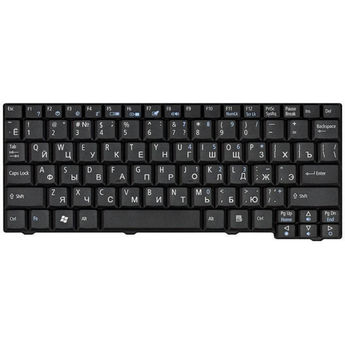 Клавиатура для ноутбука Gateway LT1005 черная