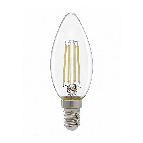 Лампа светодиодная филамент GLDEN-CS-10W-230V-E14-4500K (4шт.) General