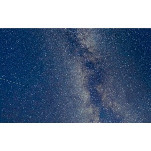 Картина на холсте 60x110 LinxOne "Туманность, звезды, звездное небо, звездопад, космос" интерьерная для дома / на стену / на кухню / с подрамником