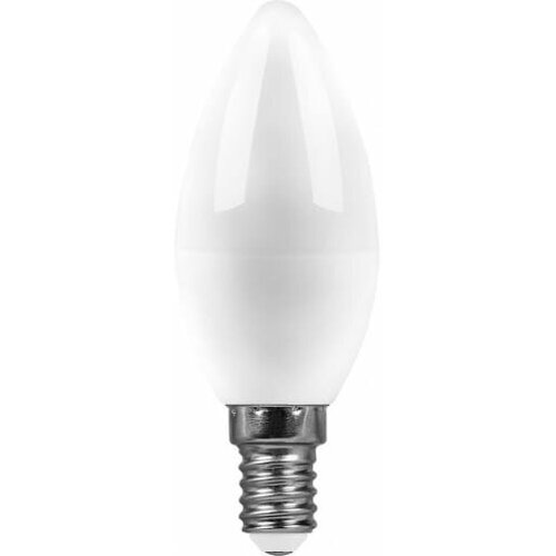 Лампа светодиодная LED 13вт Е14 белый матовая свеча (SBC3713) | код 55164 | SAFFIT (3шт. в упак.)