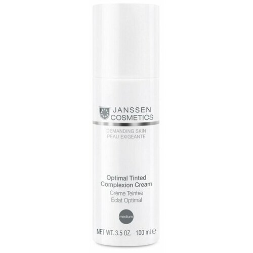 Janssen Cosmetics Demanding Skin Optimal Tinted Complexion Cream Medium Дневной крем для лица SPF 10, 100 мл