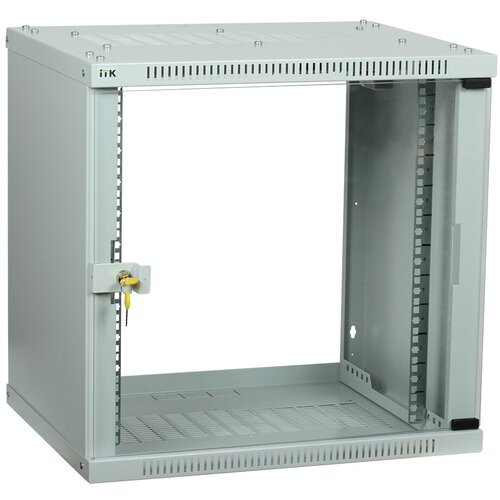 IEK LINEA WE ITK Шкаф LINEA WE 15U 600x600мм дверь, стекло серый LWE3-15U66-GF