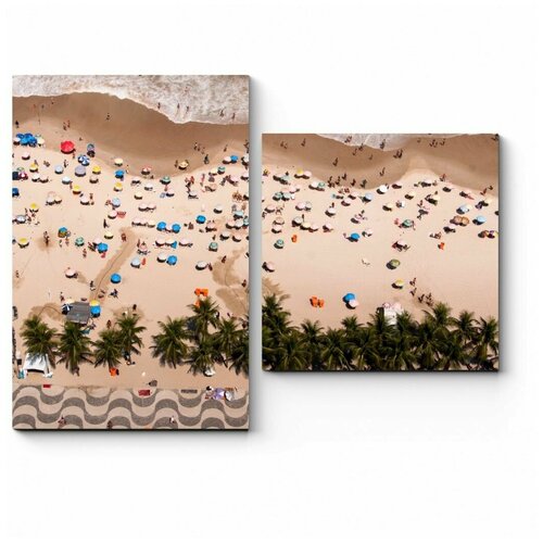 Модульная картина На пляже110x83