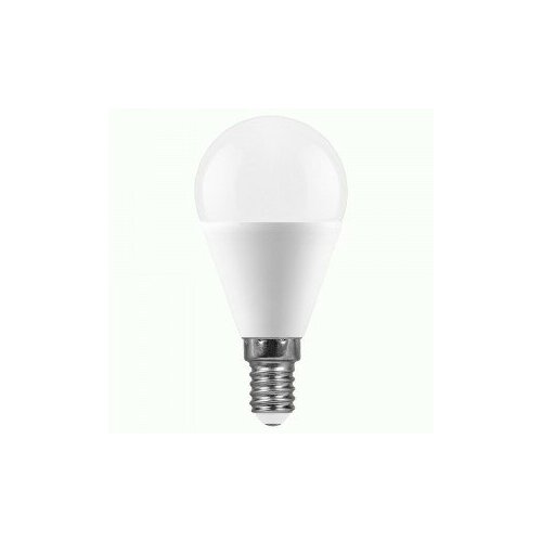 Светодиодная LED лампа Saffit шар G45 E14 15W(1275Lm) 2700K 2K матовая 92x45 SBG4515 55209 (упаковка 12 штук)