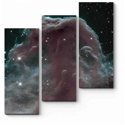 Модульная картина Космический туман 70x75