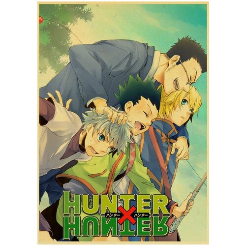 Постер / Плакат / Картина Hunter x Hunter 40х50 см в раме