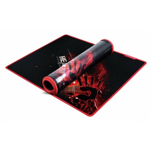 Коврик для мыши A4 Bloody B-072, 275x225x4мм, ткань, черно-красный, рисунок