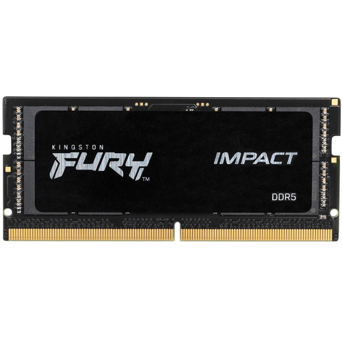 Оперативная память Kingston DDR5 16GB 5600MT/s CL40 SODIMM FURY Impact PnP (KF556S40IB-16)