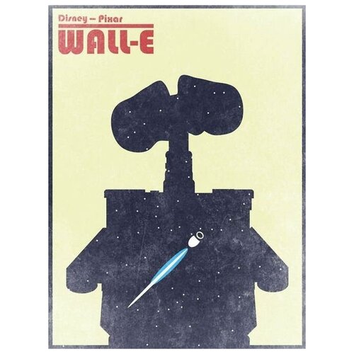 Постер / Плакат / Картина Walt Disney - Валли 50х70 см в раме