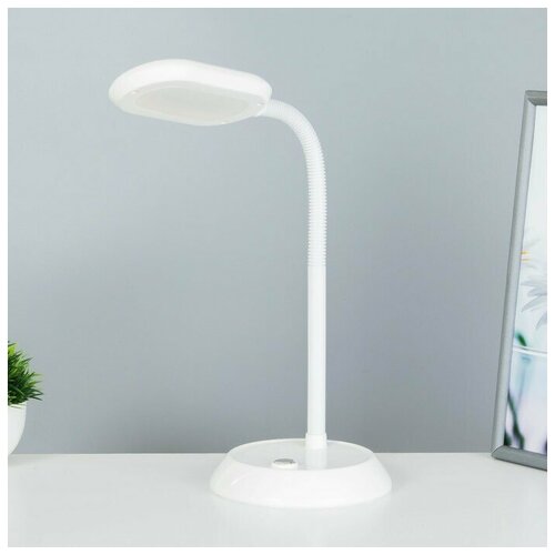 Настольная лампа "Пинки" LED 6Вт белый 15х15х50 см , 1 шт.
