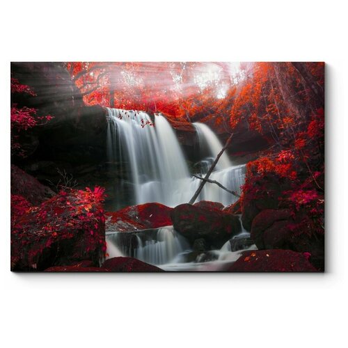 Модульная картина Осенний водопад в Таиланде 120x80