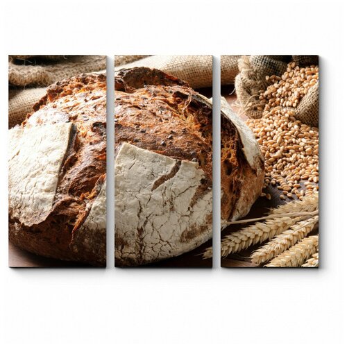 Модульная картина Пряный хлеб 80x57
