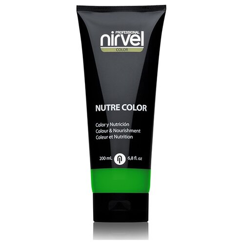 Nirvel Nutri Color Гель-маска для волос зеленый, 200 мл
