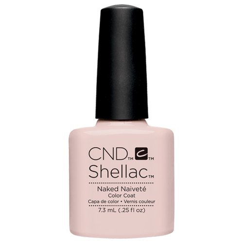 CND Гель-лак Shellac Contradictions, 7.3 мл, Naked Naivete