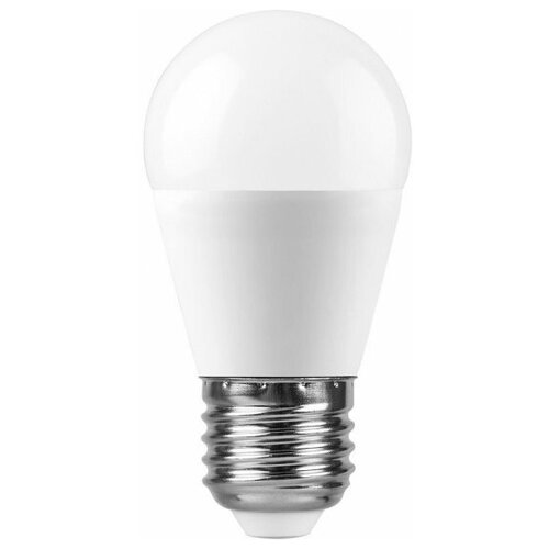 Лампа светодиодная LED 13вт Е27 теплый матовый шар 38104 FERON (7шт.)