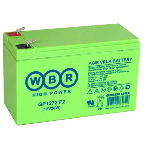 Аккумуляторная батарея WBR GP1272 F2 (12V28W)