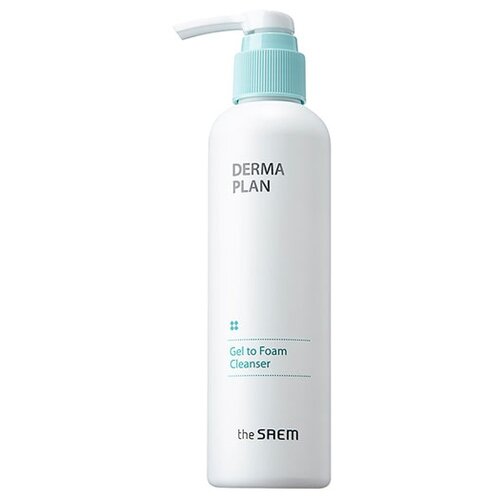 The Saem гель-пенка для умывания Derma Plan, 180 мл, 180 г