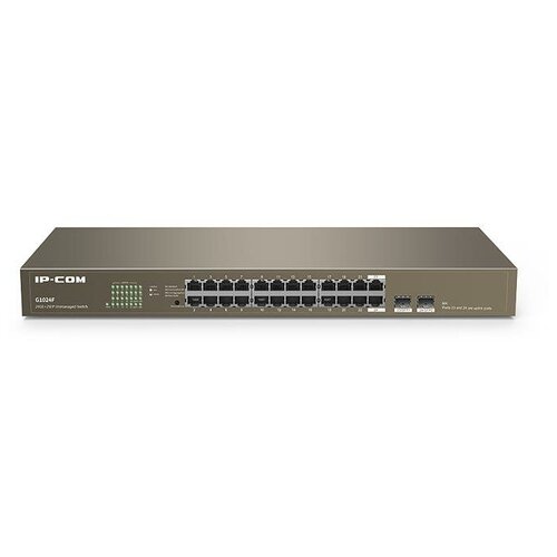 IPCOM IP-COM G1024F Коммутатор в стойку, 24 1Gbit RJ45, 2 SFP