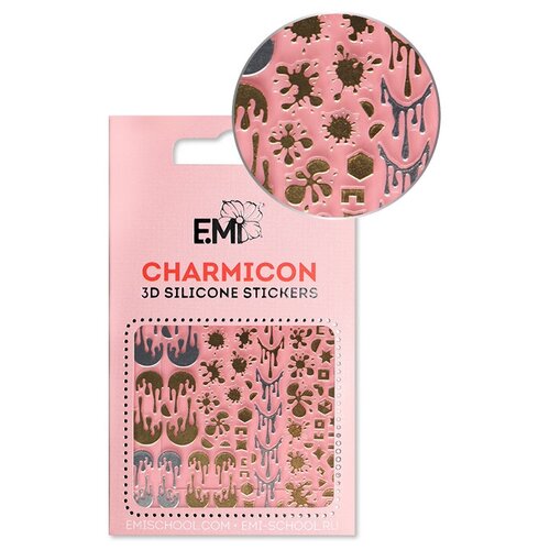 E.Mi, 3D-стикеры №165 Абстракция Charmicon 3D Silicone Stickers