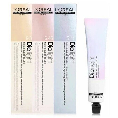 Loreal Professionnel Dialight - Лореаль Диалайт Оттеночная крем-краска для волос без аммиака, 50 мл - Диа Лайт 8.28