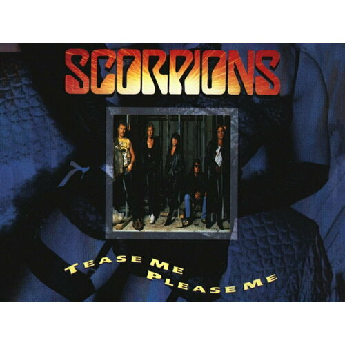 Плакат, постер на холсте Scorpions-Tease Me Please Me/Скорпионз/музыкальные/поп исполнитель/артист/поп-звезда/группа. Размер 60 х 84 см