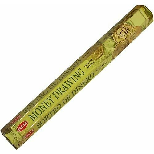 Hem Incense Sticks MONEY DRAWING (Благовония денежный выигрыш, Хем), уп. 20 палочек.