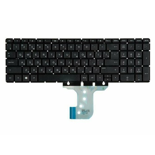 Клавиатура для HP для Pavilion 15-ac, 15-af, 15-ay, 15-ba, 250 G4, 255 G4, 250 G5, HP 255 G5 (NSK-CWASC) Black, No Frame, гор. Enter ZeepDeep