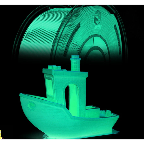PLA пластик YOUSU Светящийся в темноте для 3D принтера 1кг.