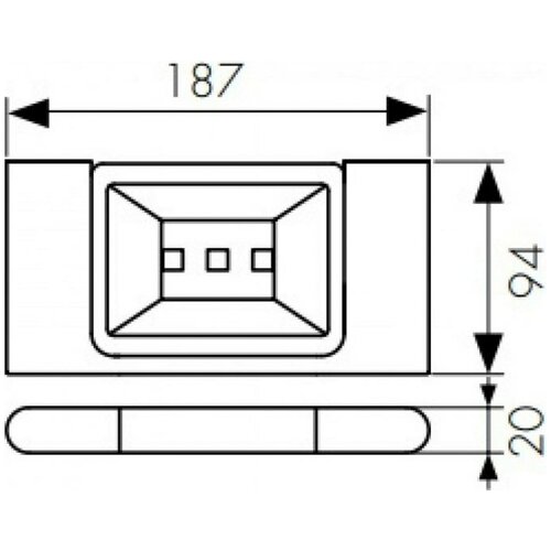 Держатель мыльницы Kaiser KH-2724 Black