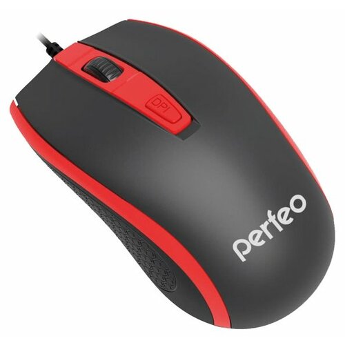 Мышь Perfeo PF-383-OP «PROFIL», черно-красный