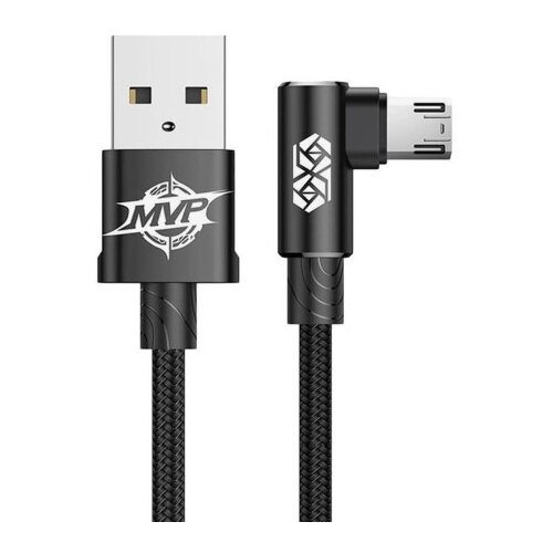 Кабель Baseus MVP Elbow USB - microUSB (CAMMVP), 1 шт., black