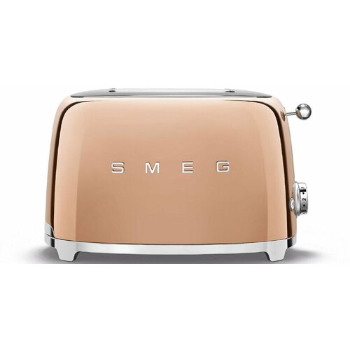 Тостер Smeg TSF01RGEU, розовое золото