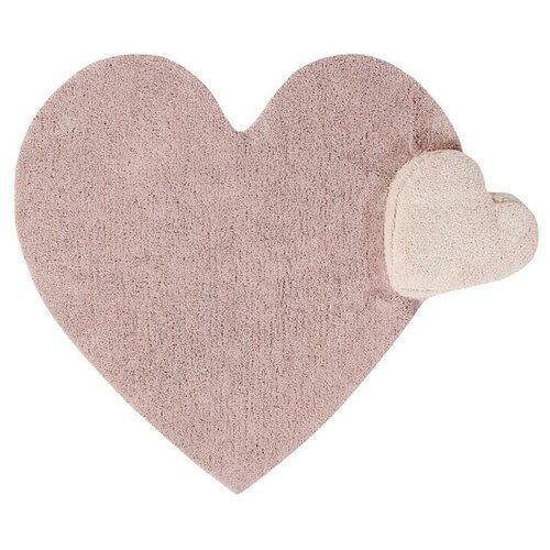 Ковер Lorena Canals Сердце с подушкой, розовый, 1.8 х 1.6 м