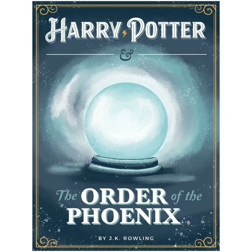Постер / Плакат / Картина Гарри Поттер - Орден Феникса 40х50 см в подарочном тубусе