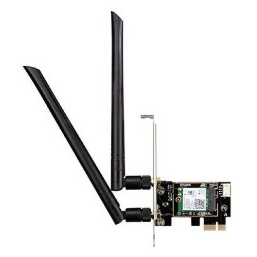 D-Link Сетевое оборудование DWA-X582 RU A2A Беспроводной двухдиапазонный PCI Express адаптер AX3000 с поддержкой MU-MIMO