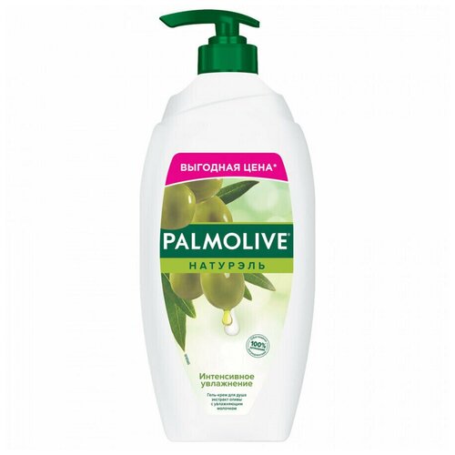 Palmolive Гель для душа Интенсивное увлажнение с маслом оливы и увлажняющим молочком 750мл, 4 штуки