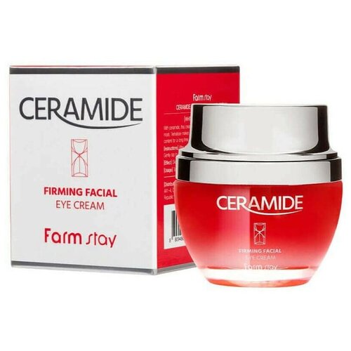 FarmStay Ceramide Firming Facial Eye Cream Укрепляющий крем для области вокруг глаз с керамидами 50 мл